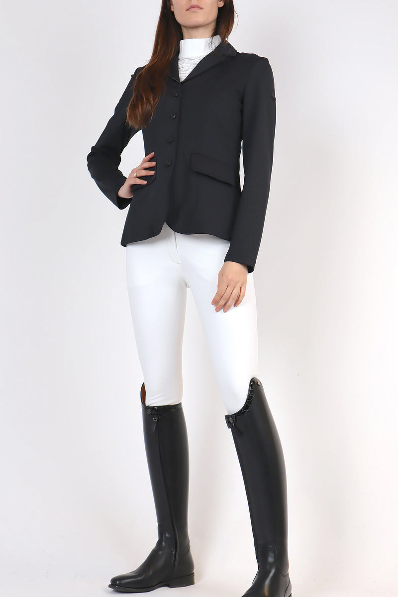 Montar Kathy Zipped Classic Competition Jacket - Black – House Of Montar UK